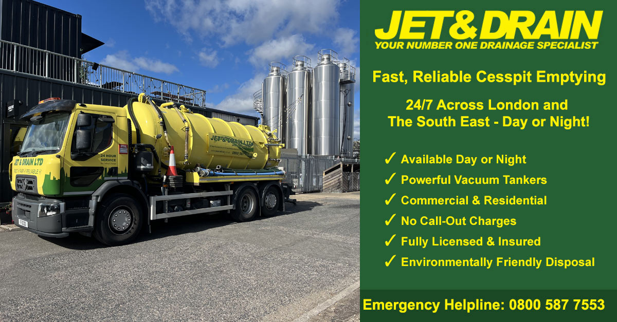 professional cesspit emptying for london and the south east!